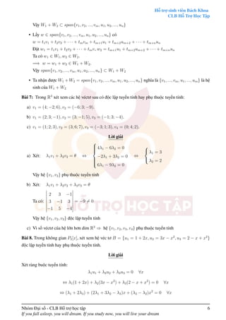 giai de cuong chuong 3 dai so tuyen tinh | PDF