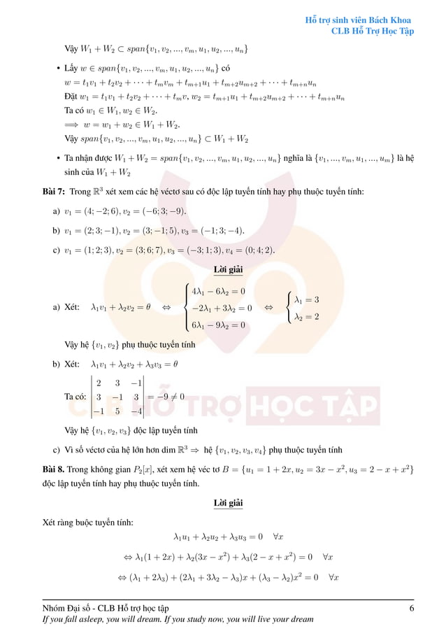 giai de cuong chuong 3 dai so tuyen tinh | PDF