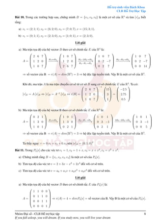 giai de cuong chuong 3 dai so tuyen tinh | PDF
