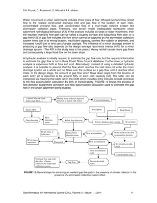 Modelling An Overland Water Flow Path In An Urban Catchment Using GIS | PDF