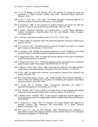 Modelling An Overland Water Flow Path In An Urban Catchment Using GIS | PDF