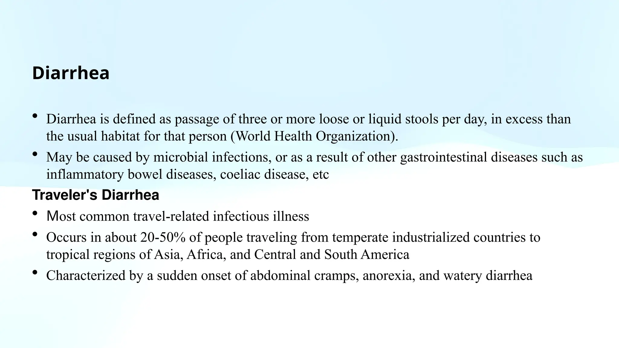 Infections of gastrointestinal tract (Diarrhea, gastroenteritis ...