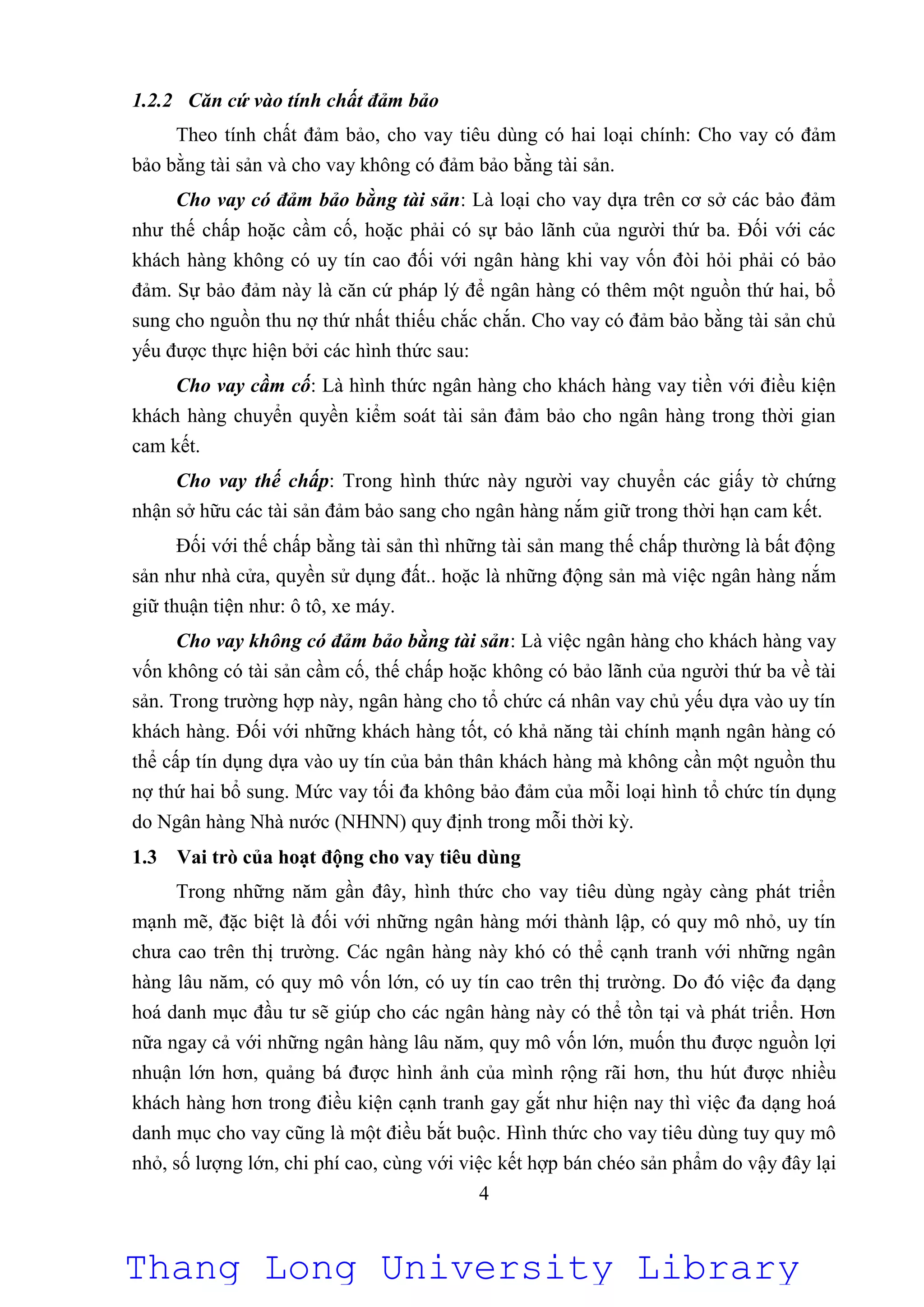 Giải pháp nâng cao hiệu quả hoạt động cho vay tiêu dùng tại ngân hàng thương mại cổ phần đầu tư ...
