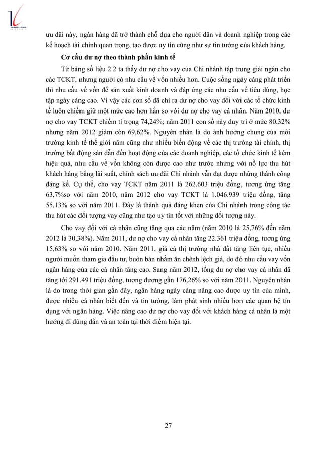 Giải pháp nâng cao hiệu quả hoạt động cho vay tiêu dùng tại ngân hàng thương mại cổ phần đầu tư ...