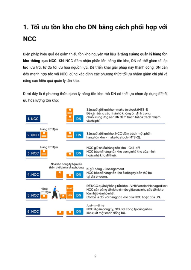 Giải pháp tối ưu hàng tồn kho cho Doanh nghiệp: Phối hợp cùng Nhà cung cấp_Atalink | PDF