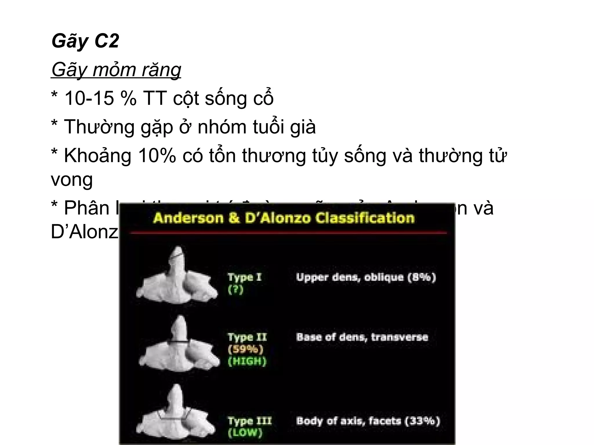 Giải phẫu cột sống và hình ảnh chấn thương cột sống trên clvt | PPT