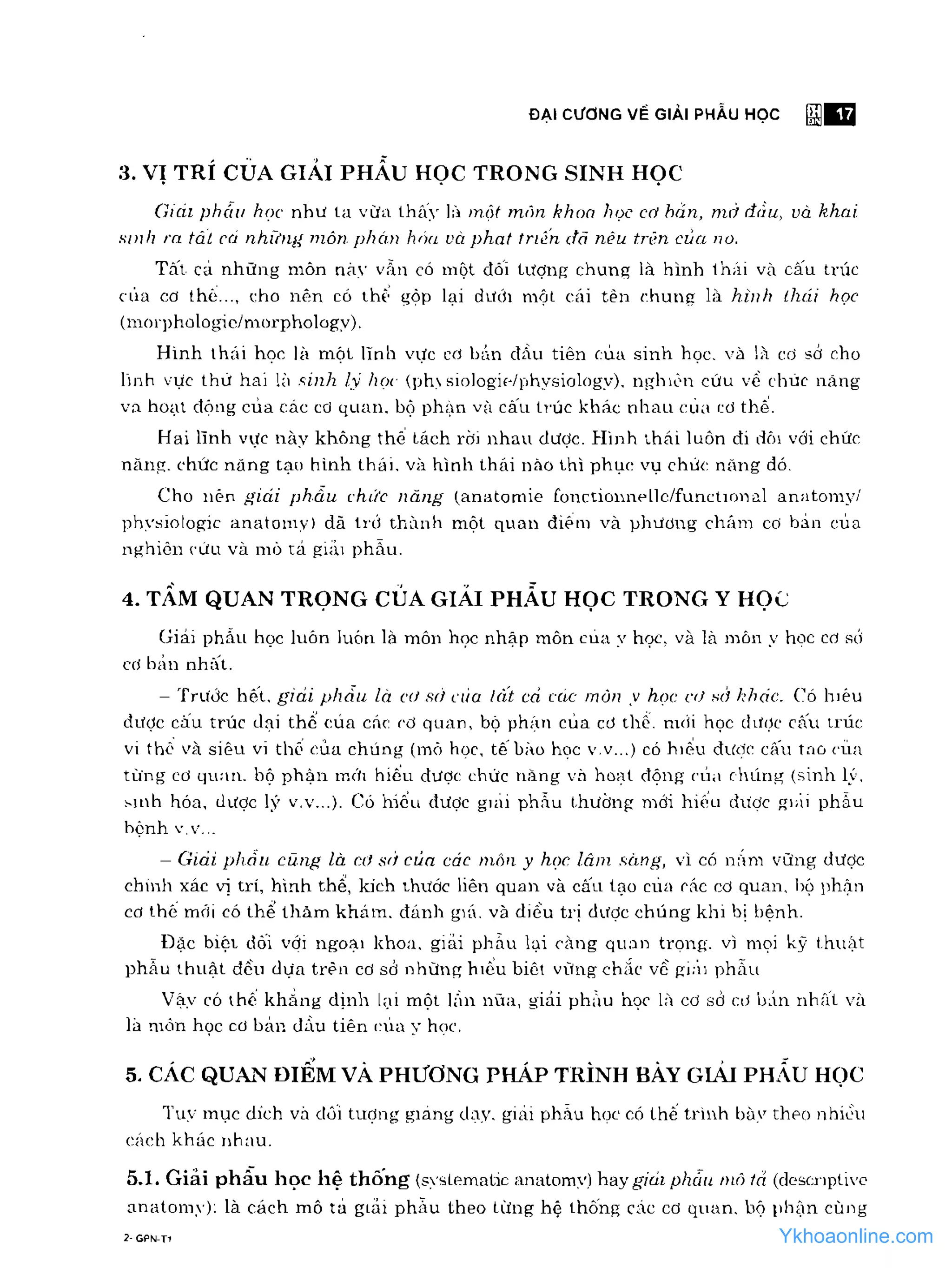 Giải phẫu người tập 1 gs. trịnh văn minh byt | PDF