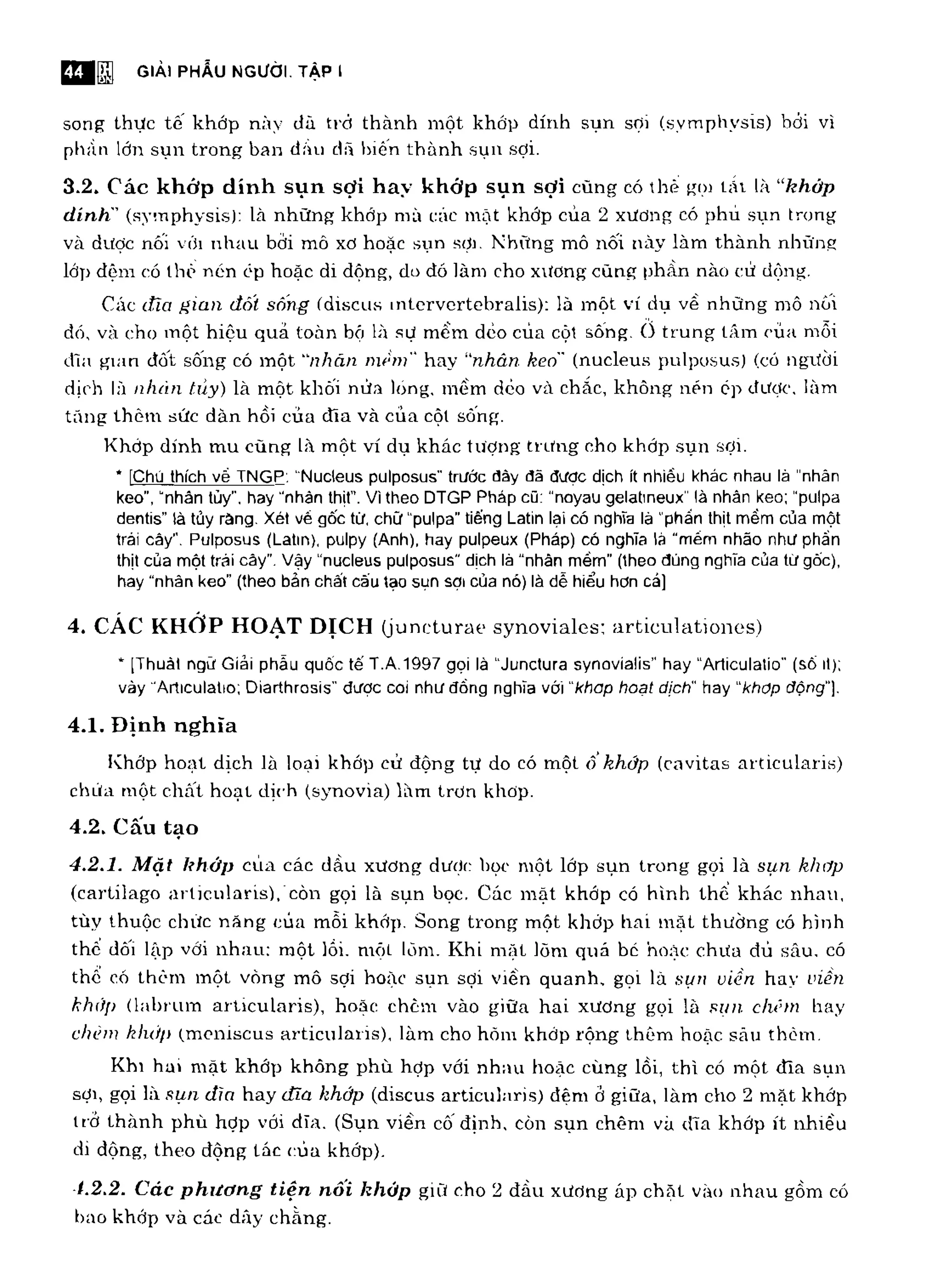 Giải phẫu người tập 1 gs. trịnh văn minh byt | PDF