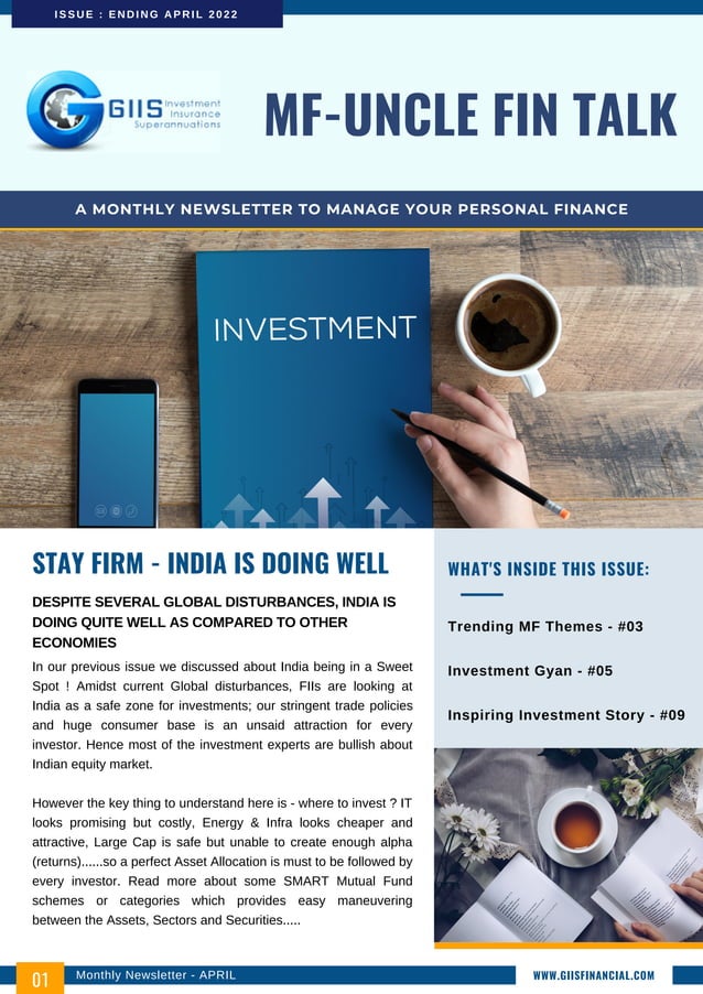 GIIS Financial April Newsletter | PDF
