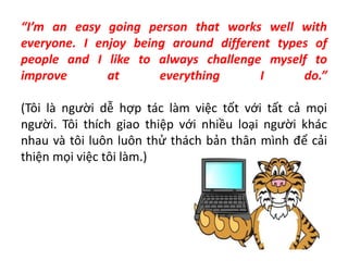 Giới thiệu bản thân khi phỏng vấn tiếng | PPTX