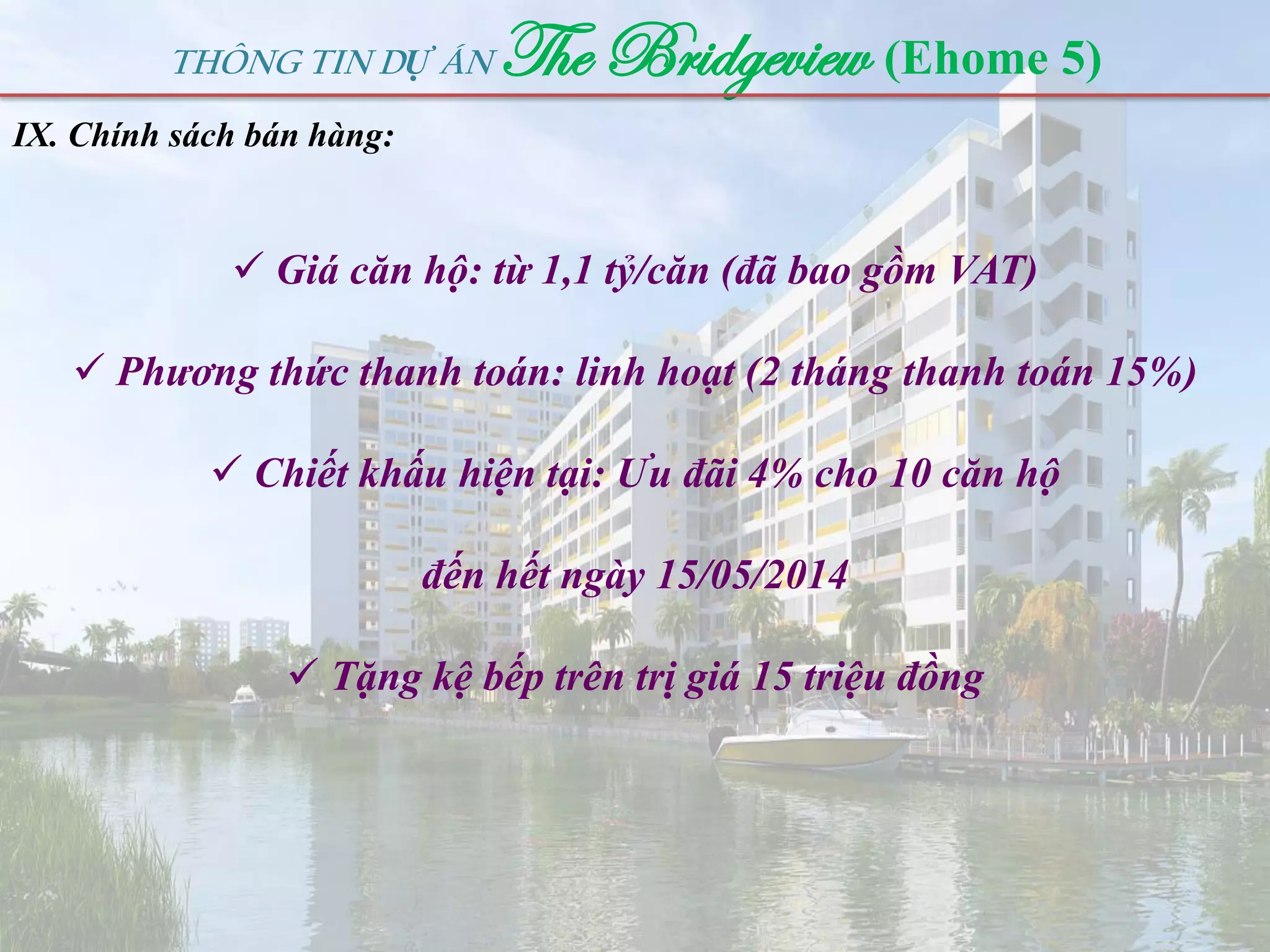 [www.ehomenamlong.vn]Căn hộ Ehome 5 -The Bridgeview hội tụ giá trị cuộc ...
