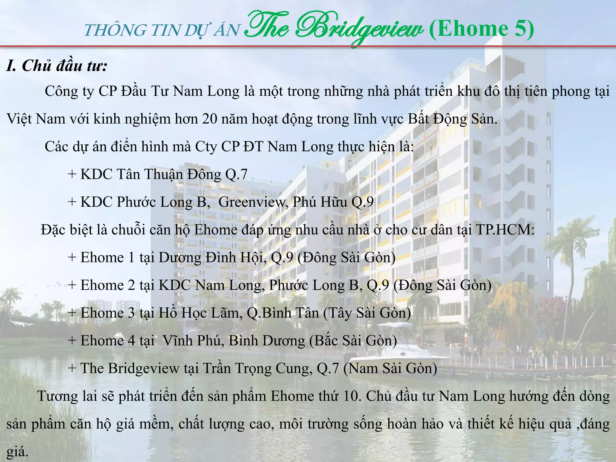 [www.ehomenamlong.vn]Căn hộ Ehome 5 -The Bridgeview hội tụ giá trị cuộc ...