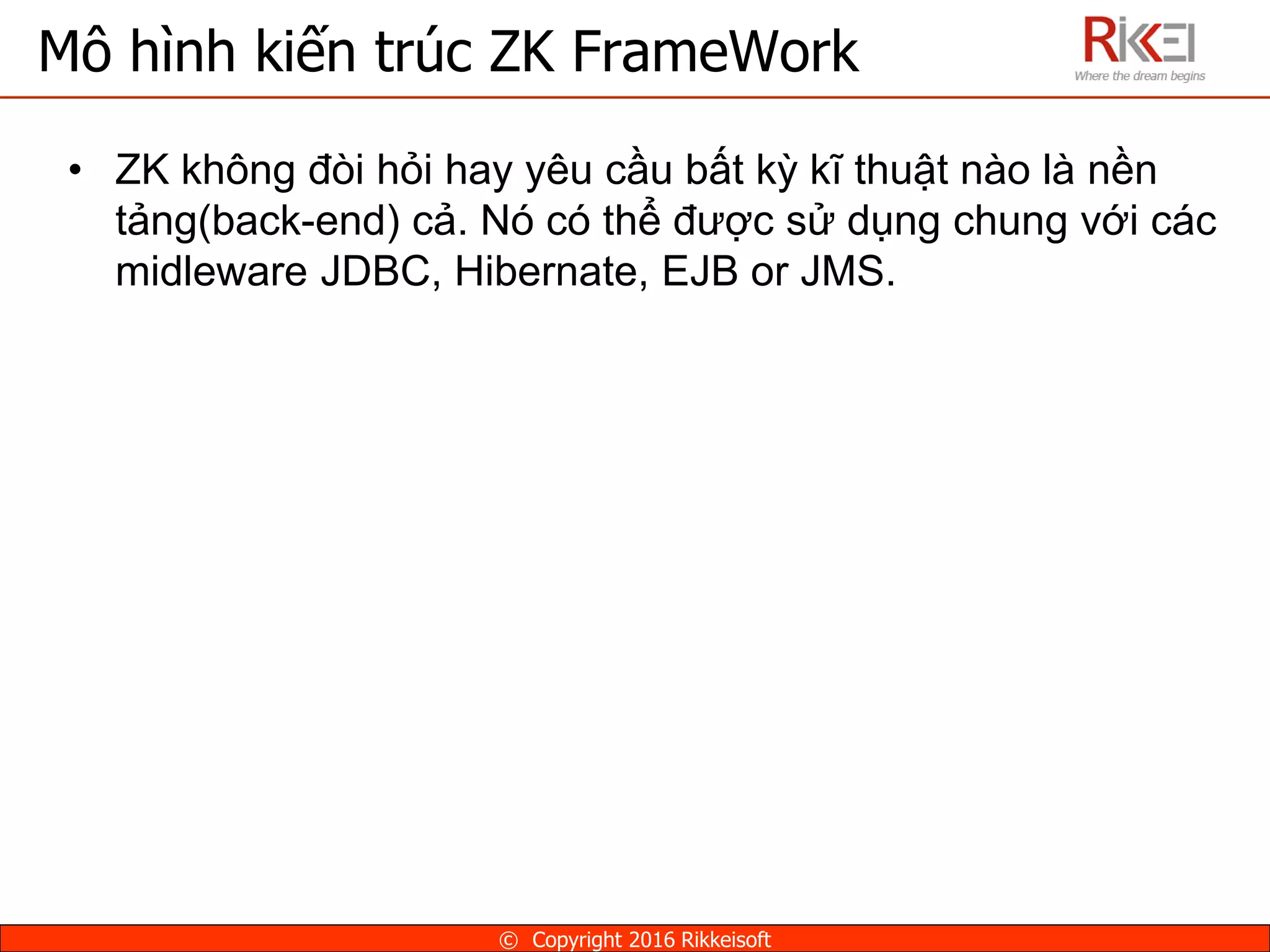 Giới thiệu zk framework | PPTX