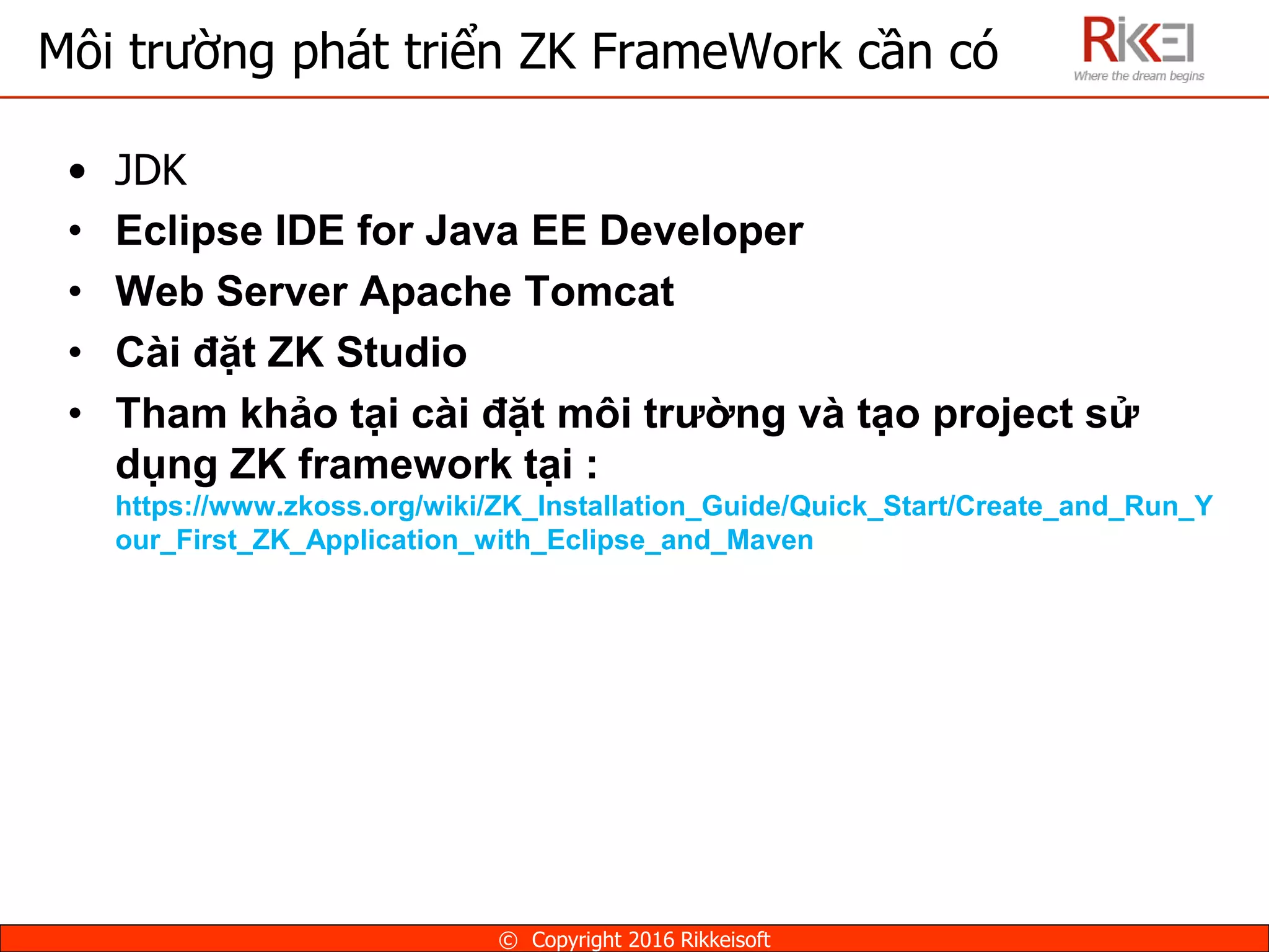 Giới thiệu zk framework | PPTX