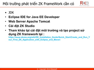 Giới thiệu zk framework | PPTX