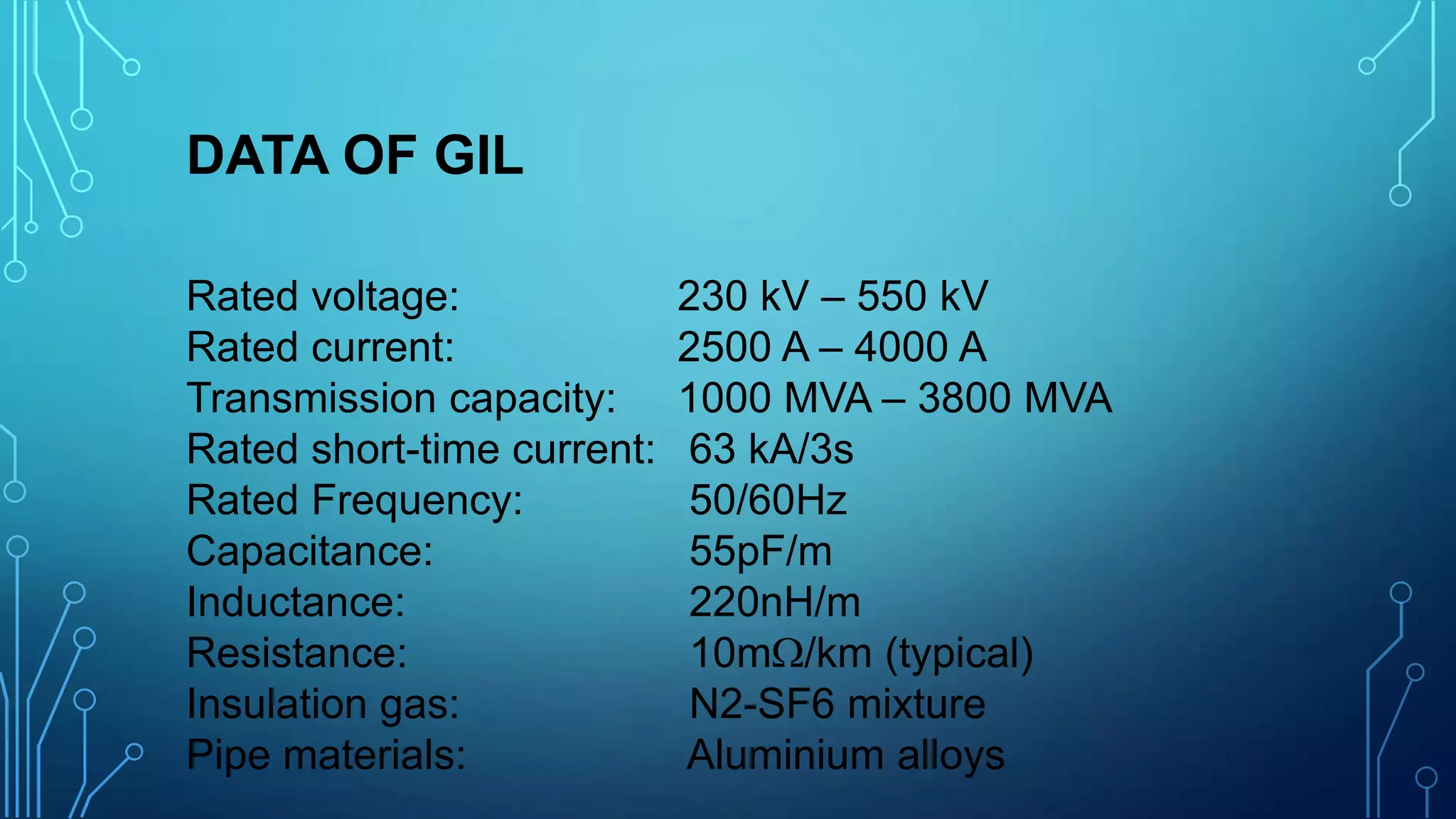 Gas insulated transmission line | PPTX