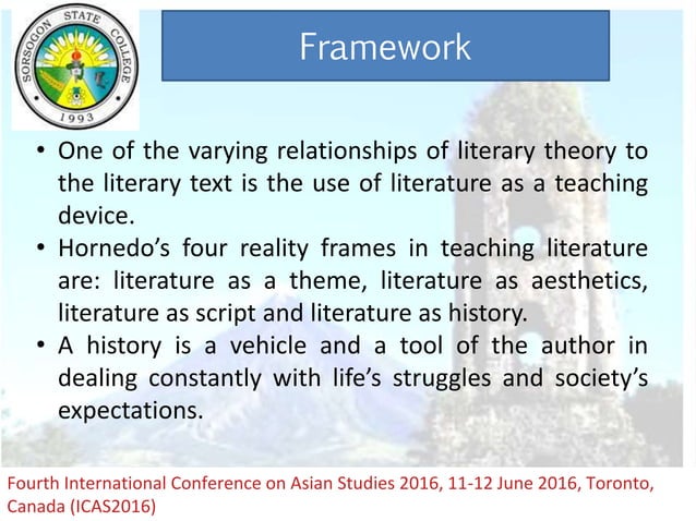 Poems on Bicol as Hispanic Heritage: Inputs in Teaching Literature as ...