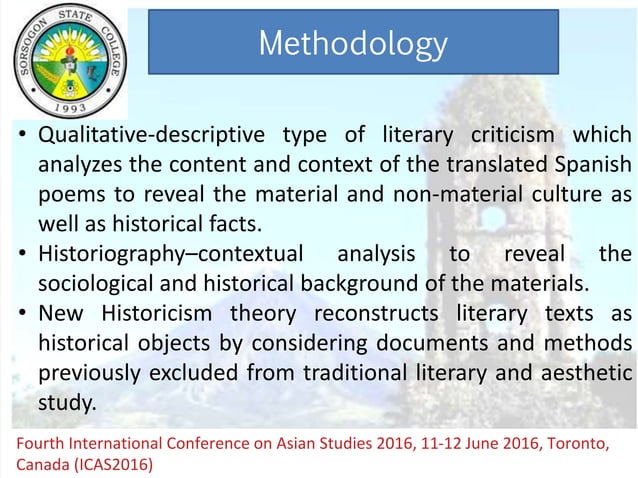Poems on Bicol as Hispanic Heritage: Inputs in Teaching Literature as ...