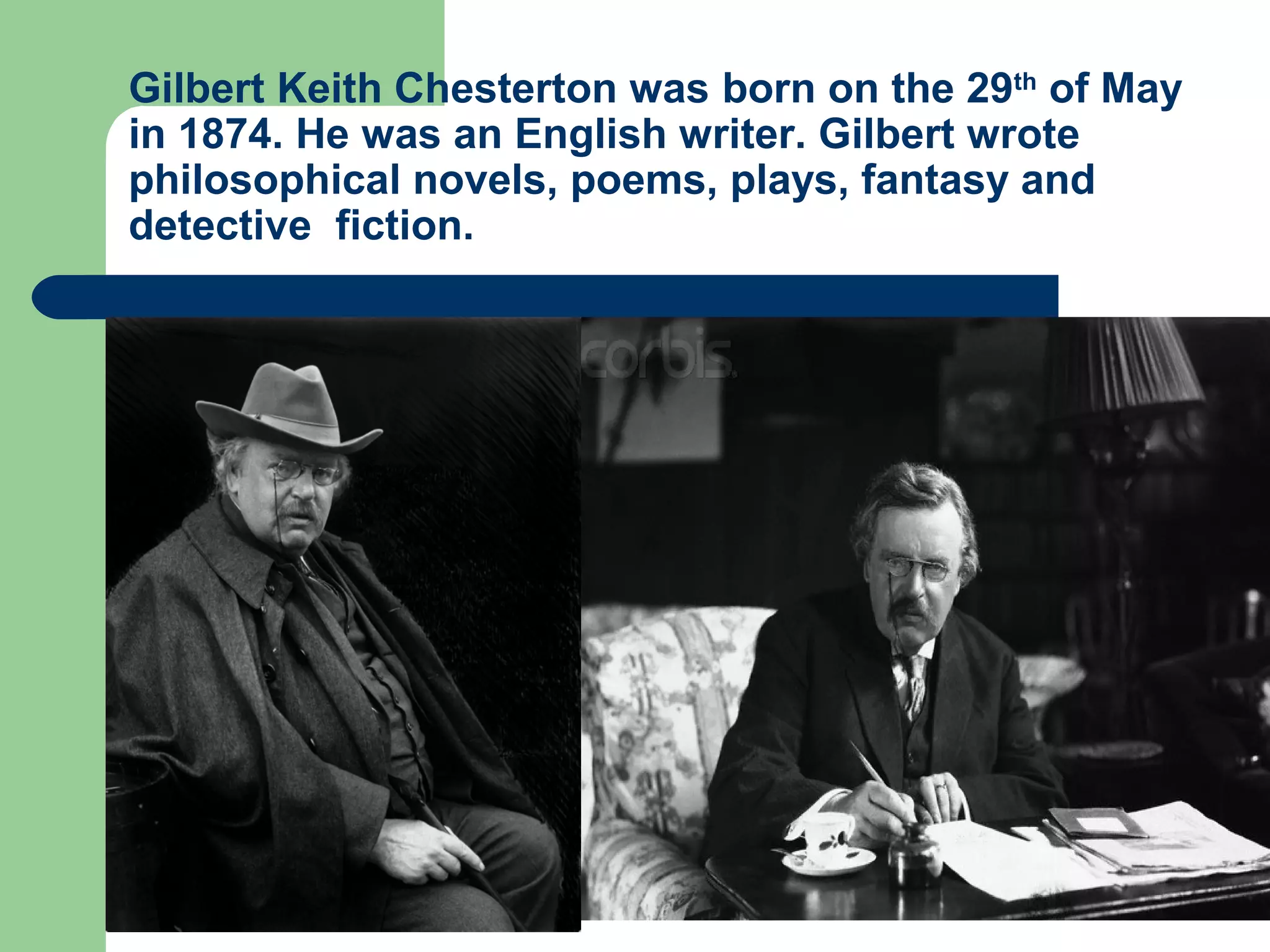 Gilbert Keith Chesterton | PPT