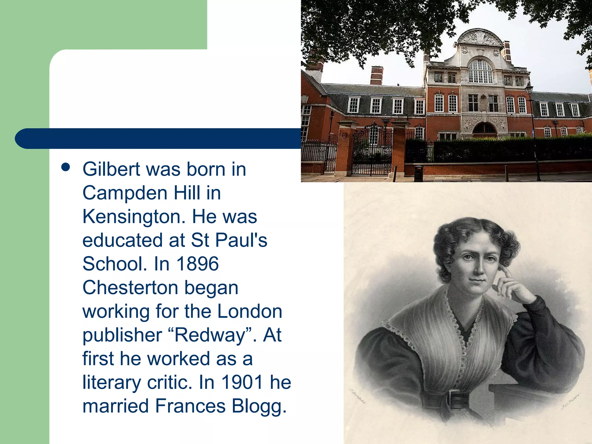 Gilbert Keith Chesterton | PPT