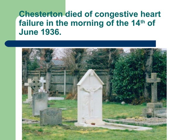 Gilbert Keith Chesterton | PPT