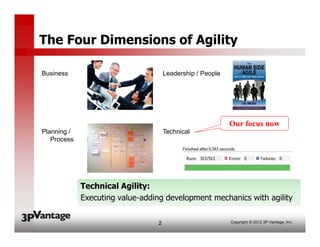 Seven elements of technical Agility - Gil Broza - Agile Israel 2013 | PPT
