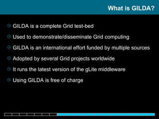 Grid INFN virtual Laboratory for Dissemination Activities | PPT