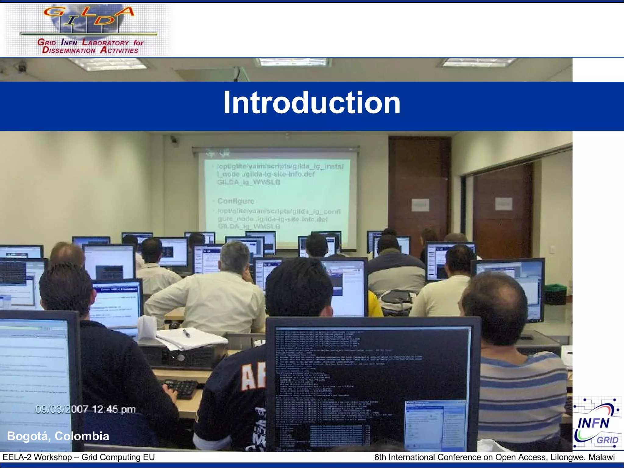 Grid INFN virtual Laboratory for Dissemination Activities | PPT ...