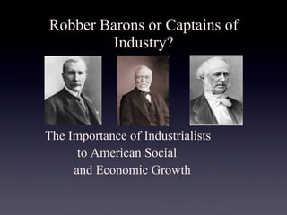 Gilded Age | PPT | Business | Business and Finance