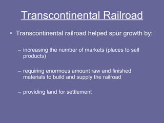 Gilded age railroads inventions ssush11 | PPT