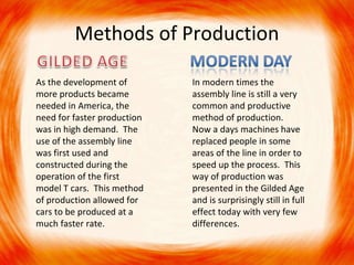 Gilded Age William Brown & Brent Boitmann | PPT | Rail Travel | Travel Type