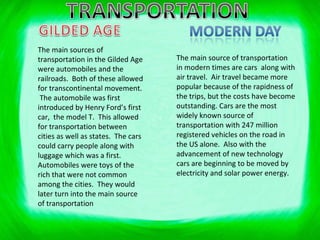 Gilded Age William Brown & Brent Boitmann | PPT | Rail Travel | Travel Type