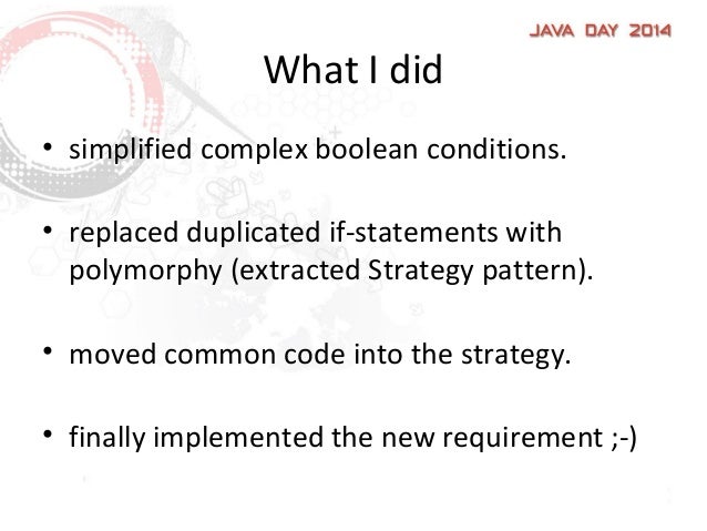 Code Refactoring Live Coding Demo Javaday 2014 7375