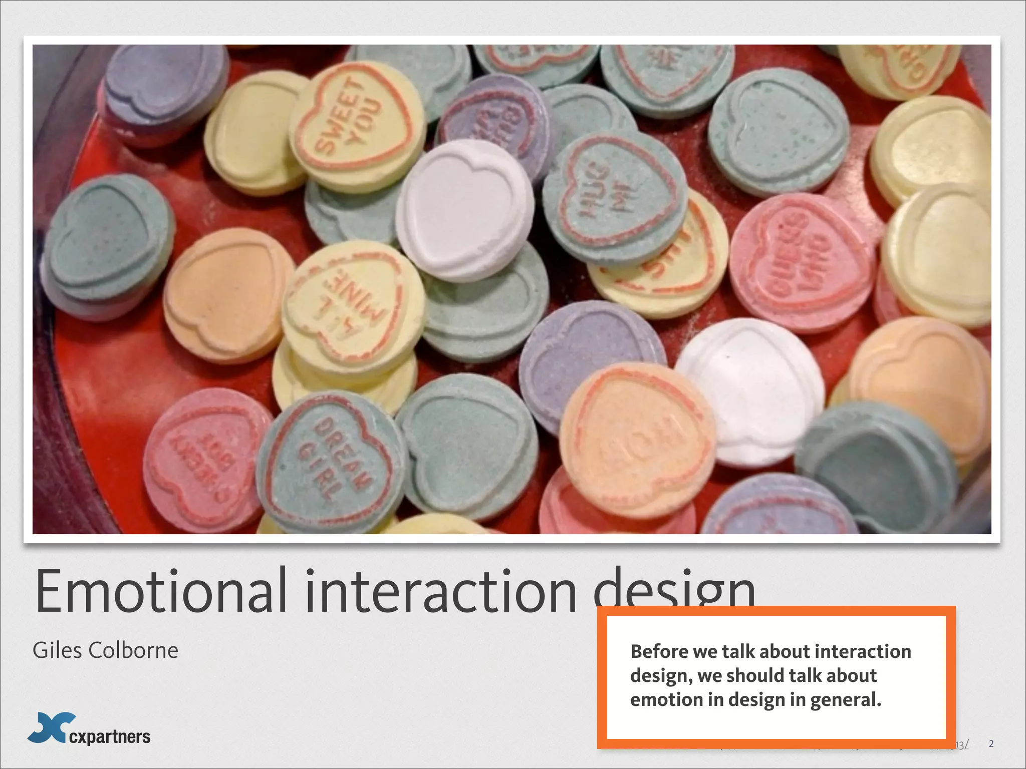 Emotional Interaction Design (Giles Colborne) | PDF