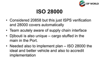 gestion logistique selon la norme ISO 28000 | PPT