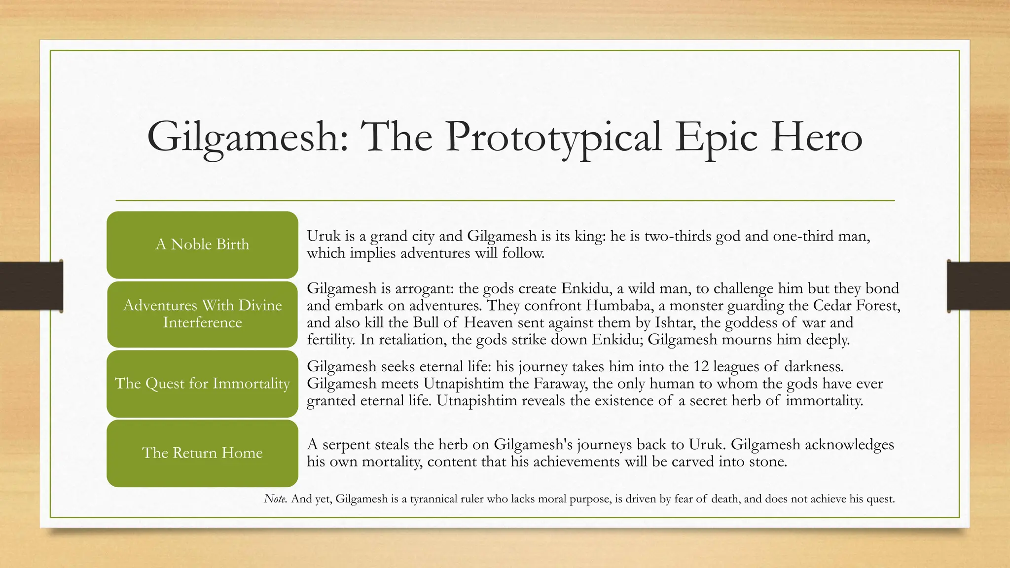Gilgamesh: The Prototypical Epic Hero | PDF