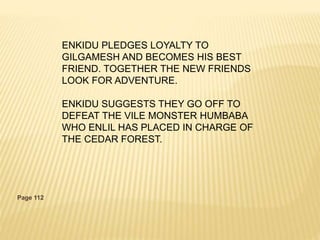 Gilgamesh summary | PPT