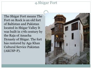 Gilgit baltistan forts A Series of Presentation Complied By Mr. Allah ...