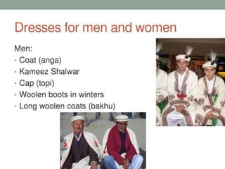 Gilgit baltistan traditional dresse A Series of Presentation Complied ...