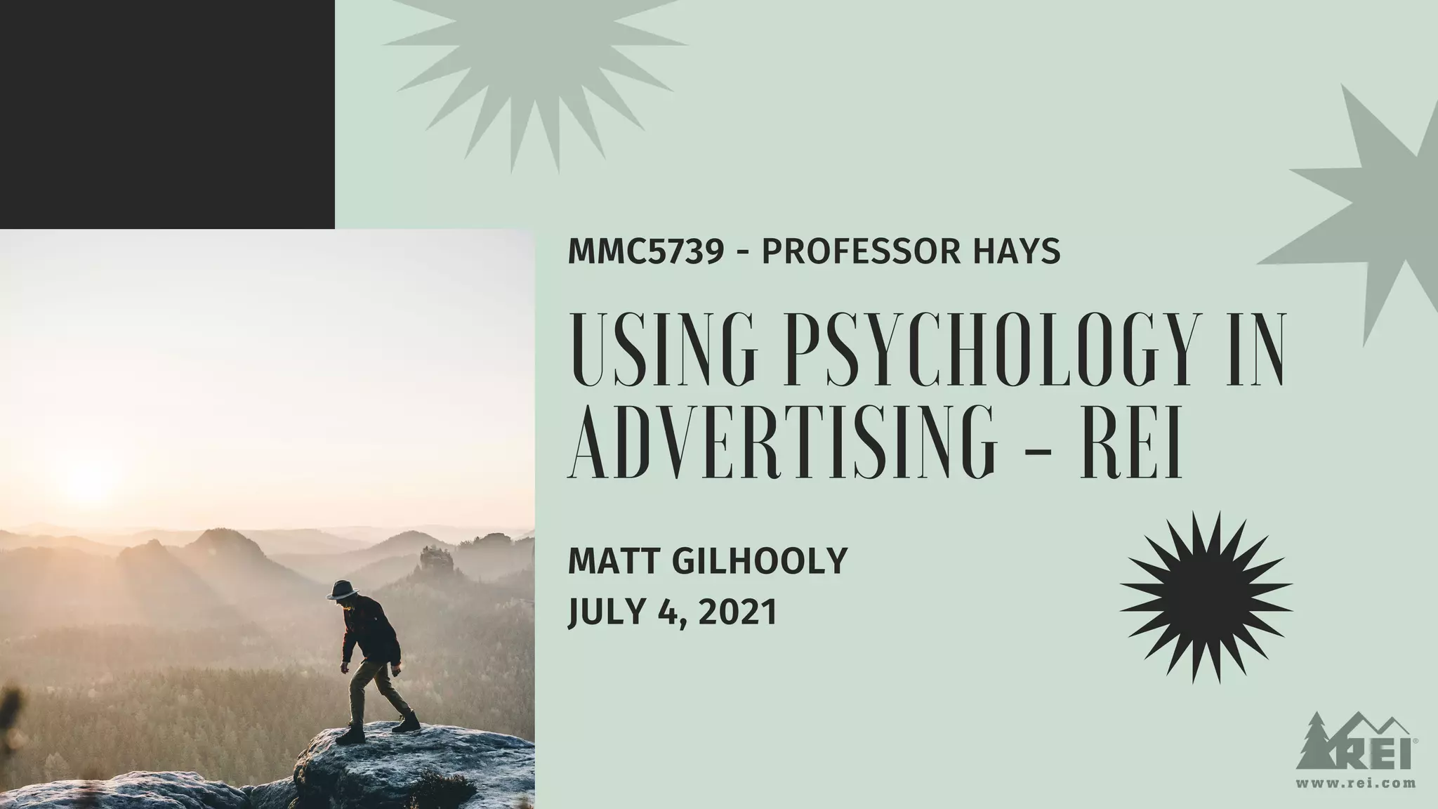 Psychology in Advertising Presentation - REI 5 Voices | PPT