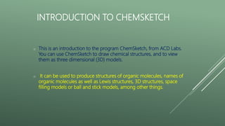 chemsketch | PPTX