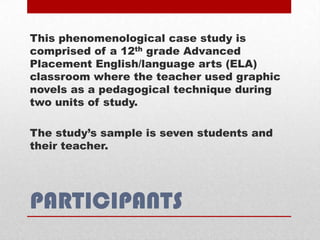 Using graphic novels as a pedagogical approach with Advanced Placement ...