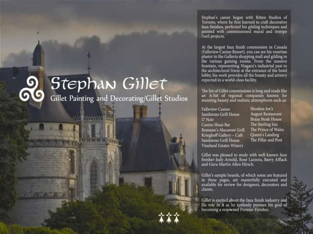 Gillet Plaster Samples Catalogue | PPT