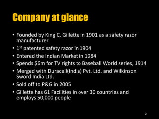 Gillette - Case study | PPTX