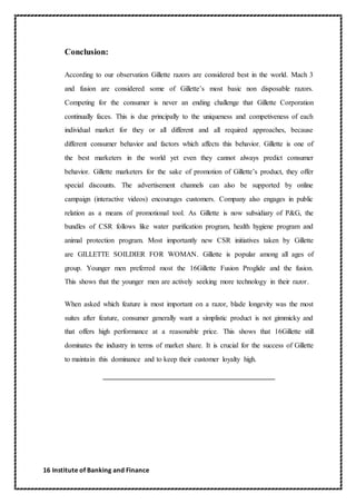 Gillete final report | DOCX