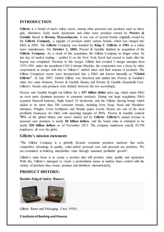 Gillete final report | DOCX