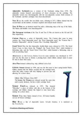 Gillete final report | DOCX