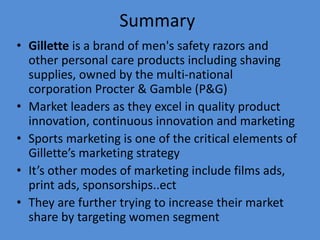 Gillette | PPTX