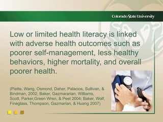 One Health Literacy: Concepts and Measurement | PDF