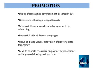 gillette marketing mix | PPT